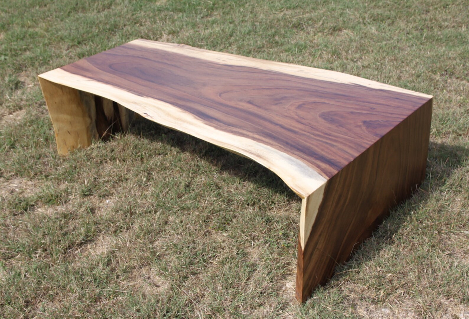 Live Edge Coffee Table or Bench Waterfall Bases - Etsy