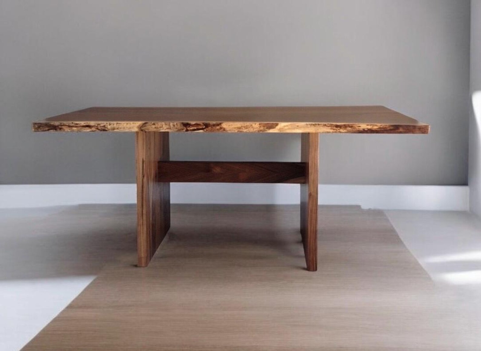 Live Edge Wood Slab Dining Table, Natural Edge Dining Table, Dining ...