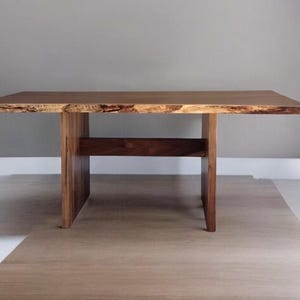 Live Edge Wood Slab Dining Table, Natural Edge Dining Table, Dining ...