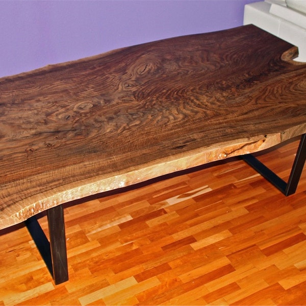 Walnut Table - Etsy