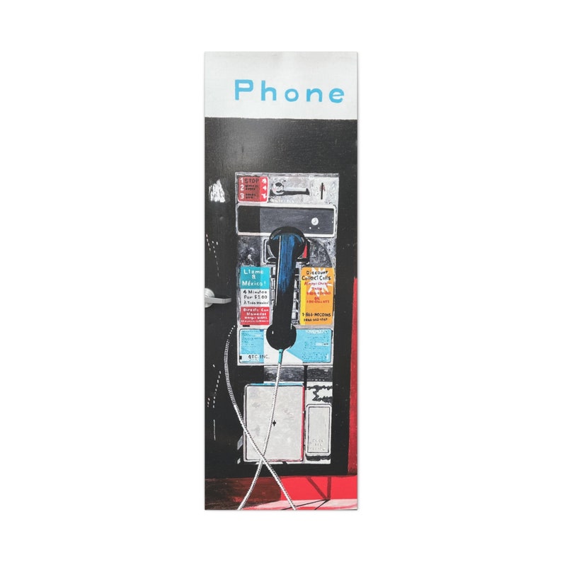 Urban Graffiti Street Art Vintage Payphone - Photograph on Canvas - Etsy