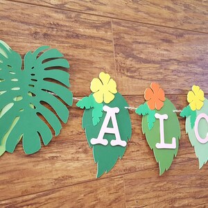 Luau Themed Party Banner, Aloha Banner, Luau Banner, Hawaiian Themed ...