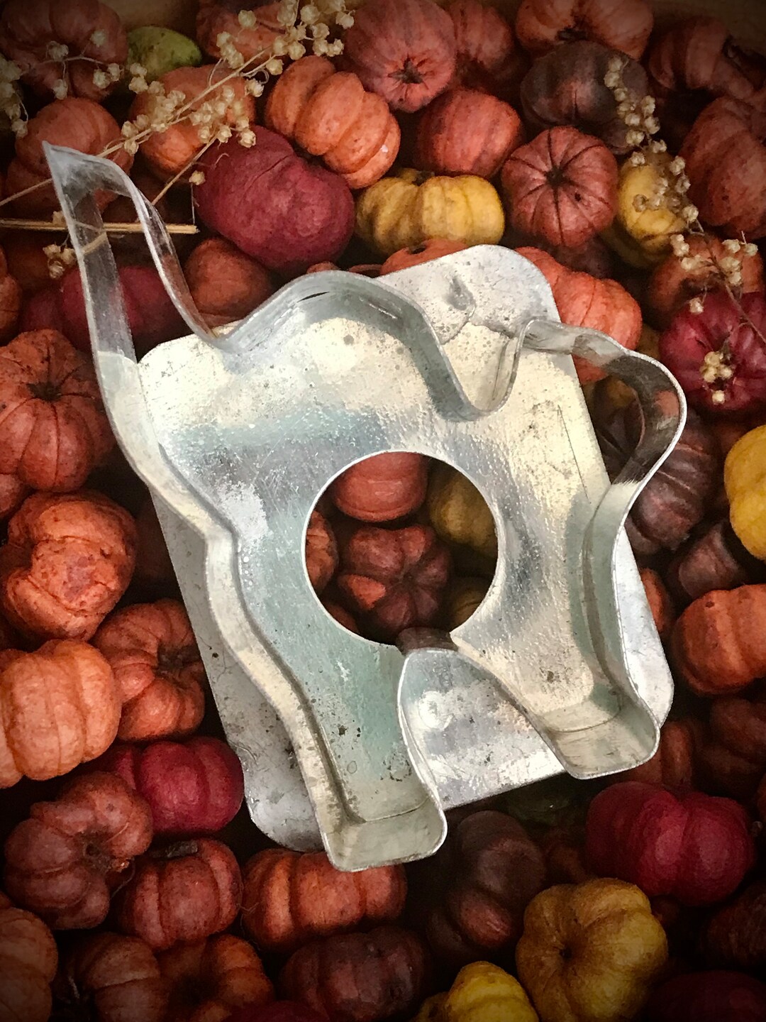 Antique Halloween Arched Back Spooky Cat Soldered German Cookie Cutter ...