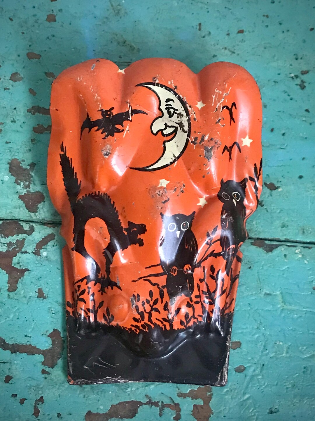 Vintage Halloween Clicker Old Collectible Noisemaker Tin Toy Party ...