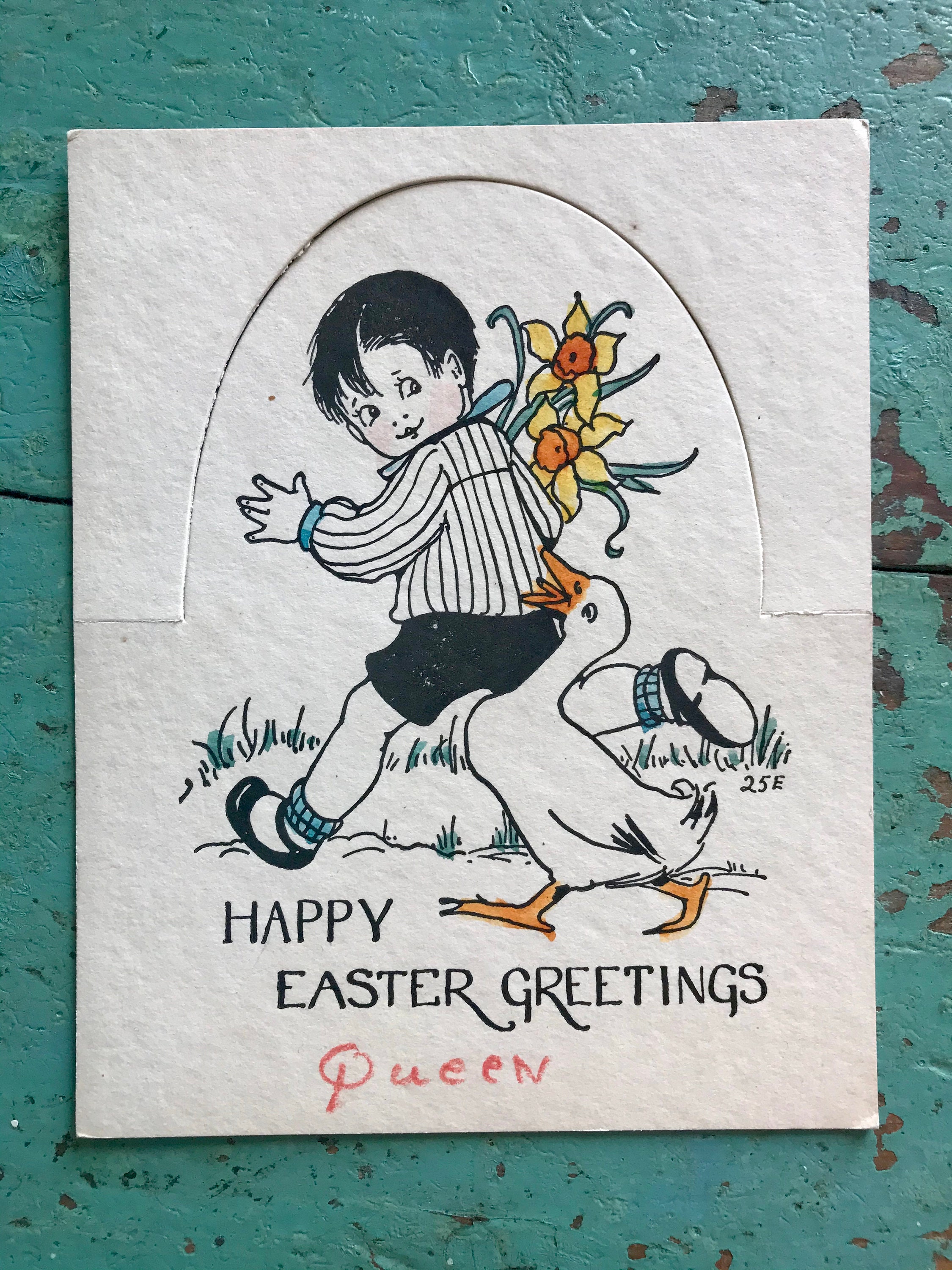 Antique Easter Card | Etsy