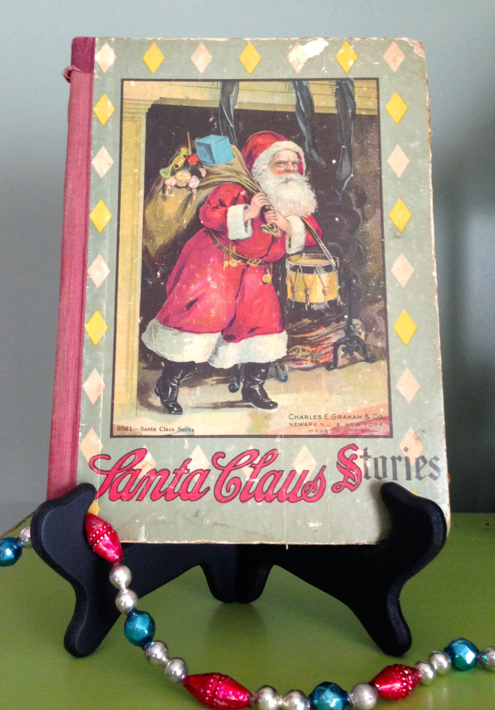 Antique Santa Claus Stories Old Christmas Book Early 1900s Victorian ...