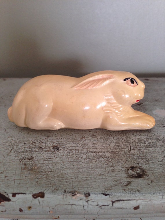 Antique Easter Bunny Celluloid Toy Viscoloid USA Early 1920s | Etsy