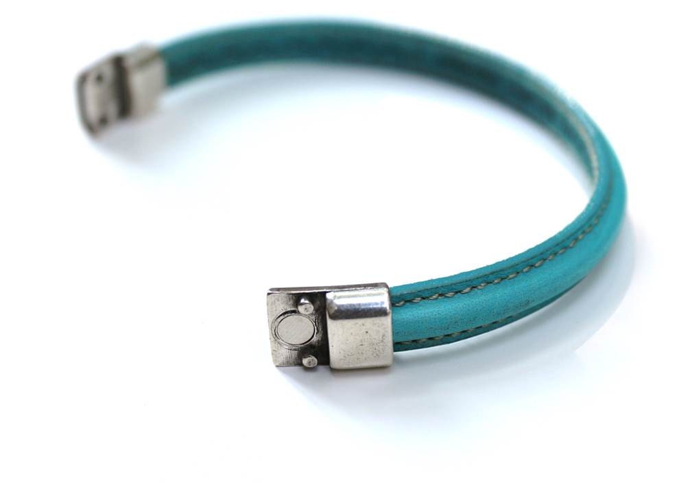 Leather Cuff Bracelet, Bridle Leather, Leather Bracelet for Women ...