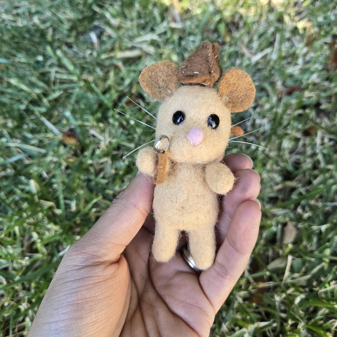 Needle Felted Mouse, Sherlock Detective, Miniature Gift - Etsy