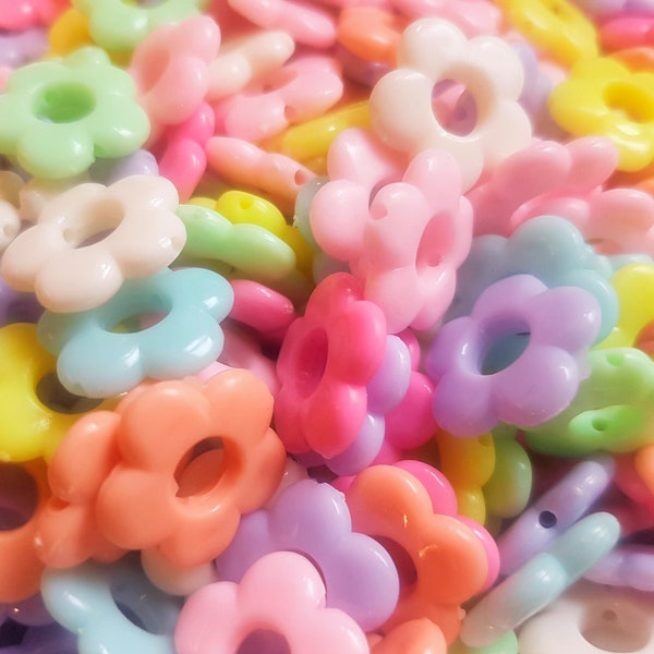 Acrylic Flower Beads - Etsy