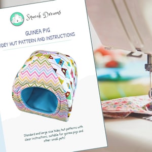 Make Your Own Guinea Pig Hidey Huts: Digital Sewing Pattern and ...