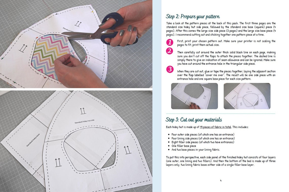 Make Your Own Guinea Pig Hidey Huts: Digital Sewing Pattern - Etsy