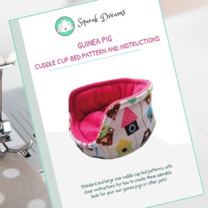 Make Your Own Guinea Pig Cuddle Cups: Digital Sewing Pattern and ...