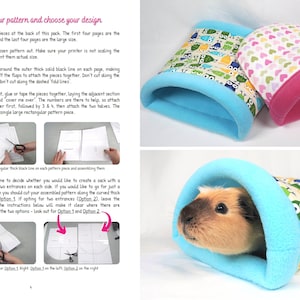 Make Your Own Guinea Pig Snuggle Sacks: Digital Sewing Pattern and ...