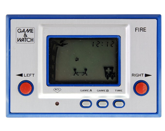 Original Nintendo Game and Watch fire 1980 - Etsy