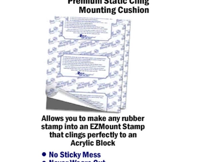 EZ Mount - Static Cling - 1/8 Thick- Crafters Companion - Mounting Foam ...