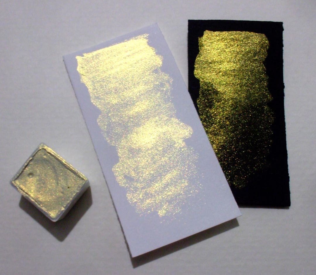 Phantom Fae Gold Handmade Watercolor Paint Art Supply Artist Gift Art ...