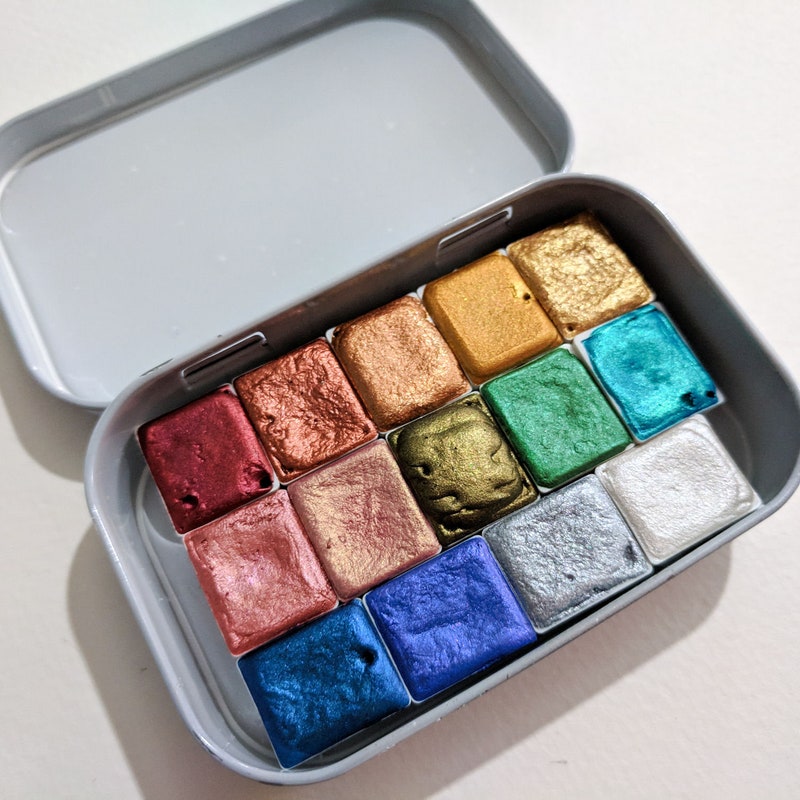 Watercolor Tin - Etsy