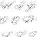 Spencerian Calligraphy Capitals Practice E-sheets Ornamental Penmanship ...