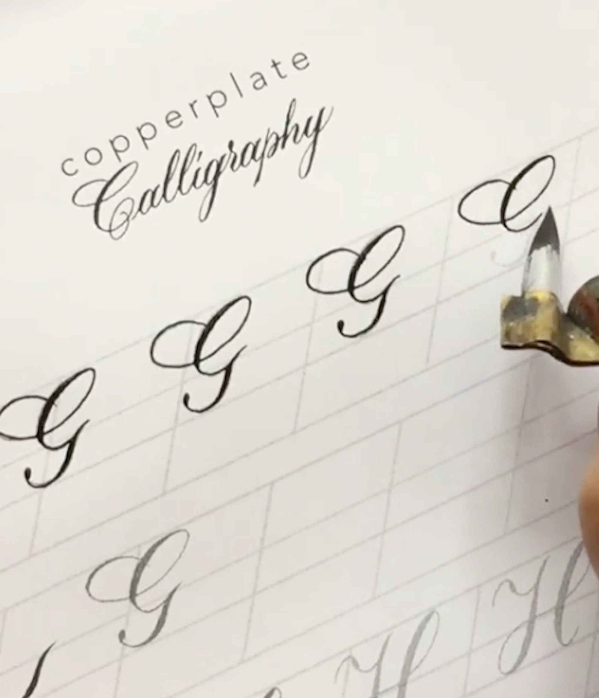Copperplate Calligraphy Practice Sheets Digital Worksheets - Etsy Australia