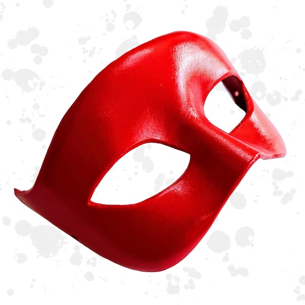 Red Masquerade Mask - Etsy