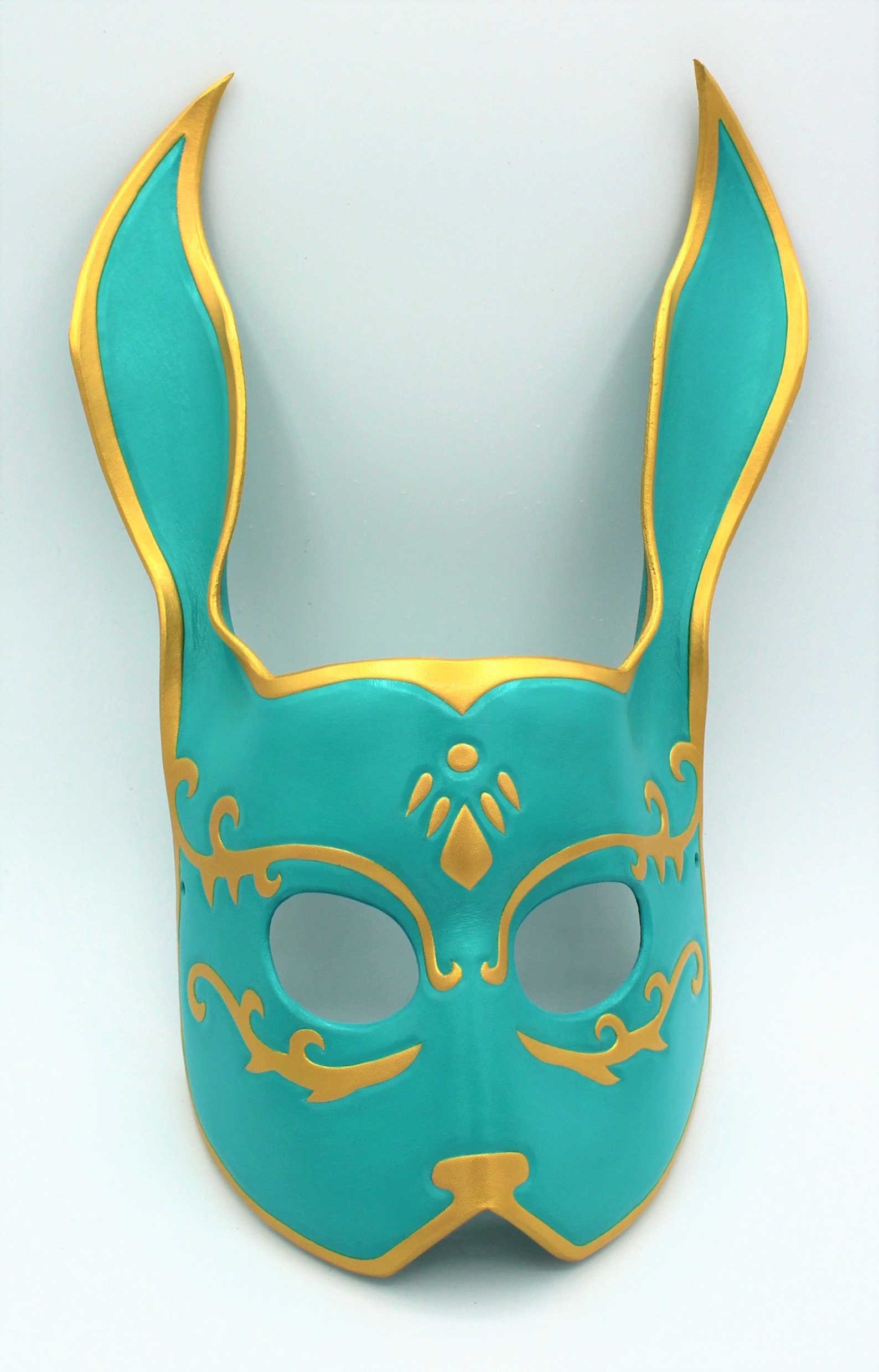Splicer Bunny Leather Mask Made to Order - Etsy