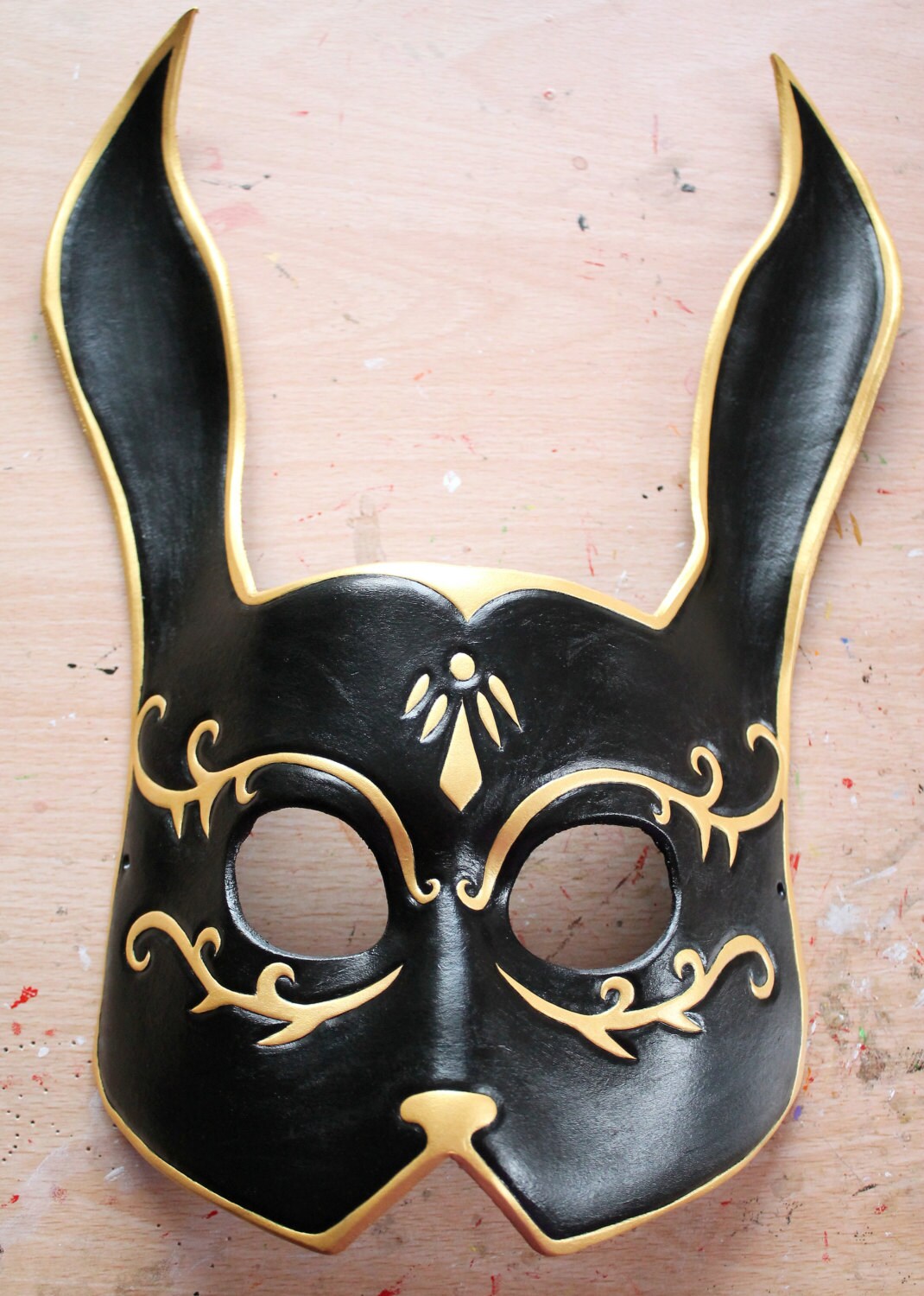Splicer Bunny Leather Mask Made to Order | Etsy UK