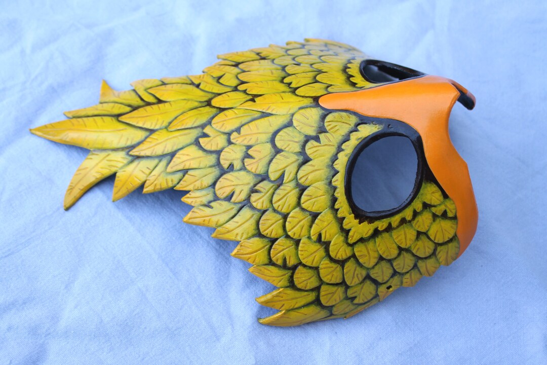 Chocobo Leather Mask Made to Order - Etsy