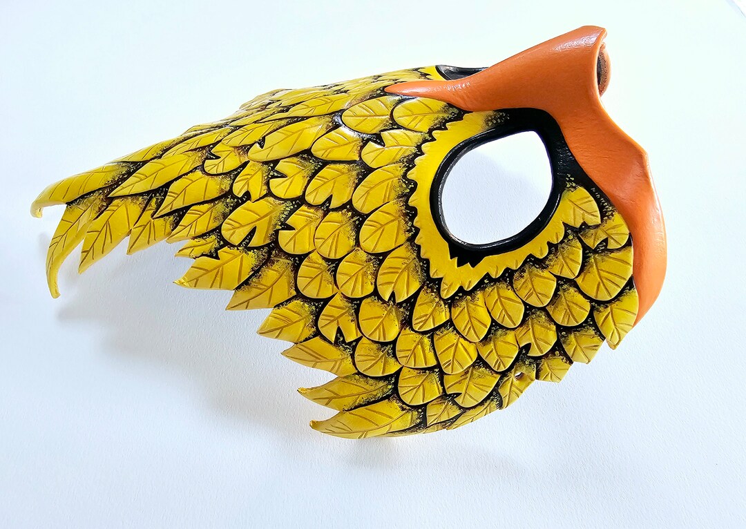 Chocobo Leather Mask Made to Order - Etsy