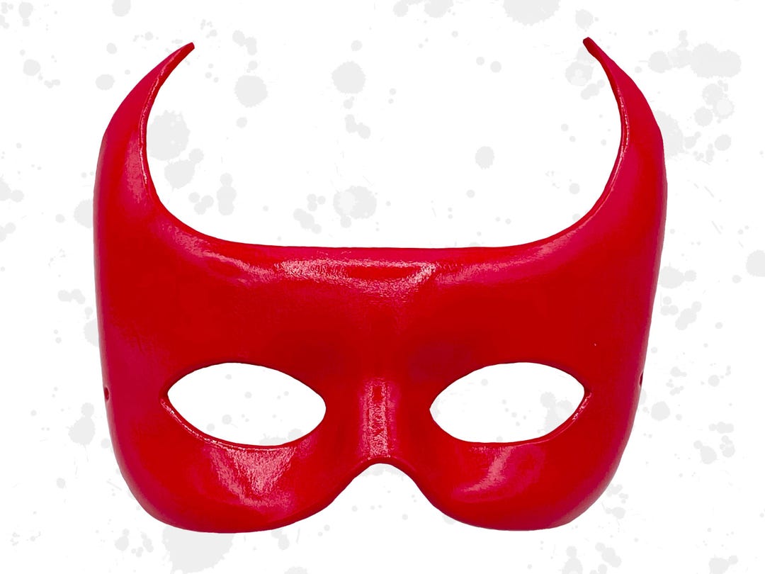 Simple Devil Leather Costume Mask - Made to Order - Masquerade ...