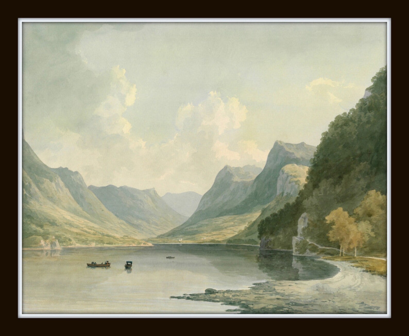 English Landscape Art Print English Cottage Decor Giclee - Etsy