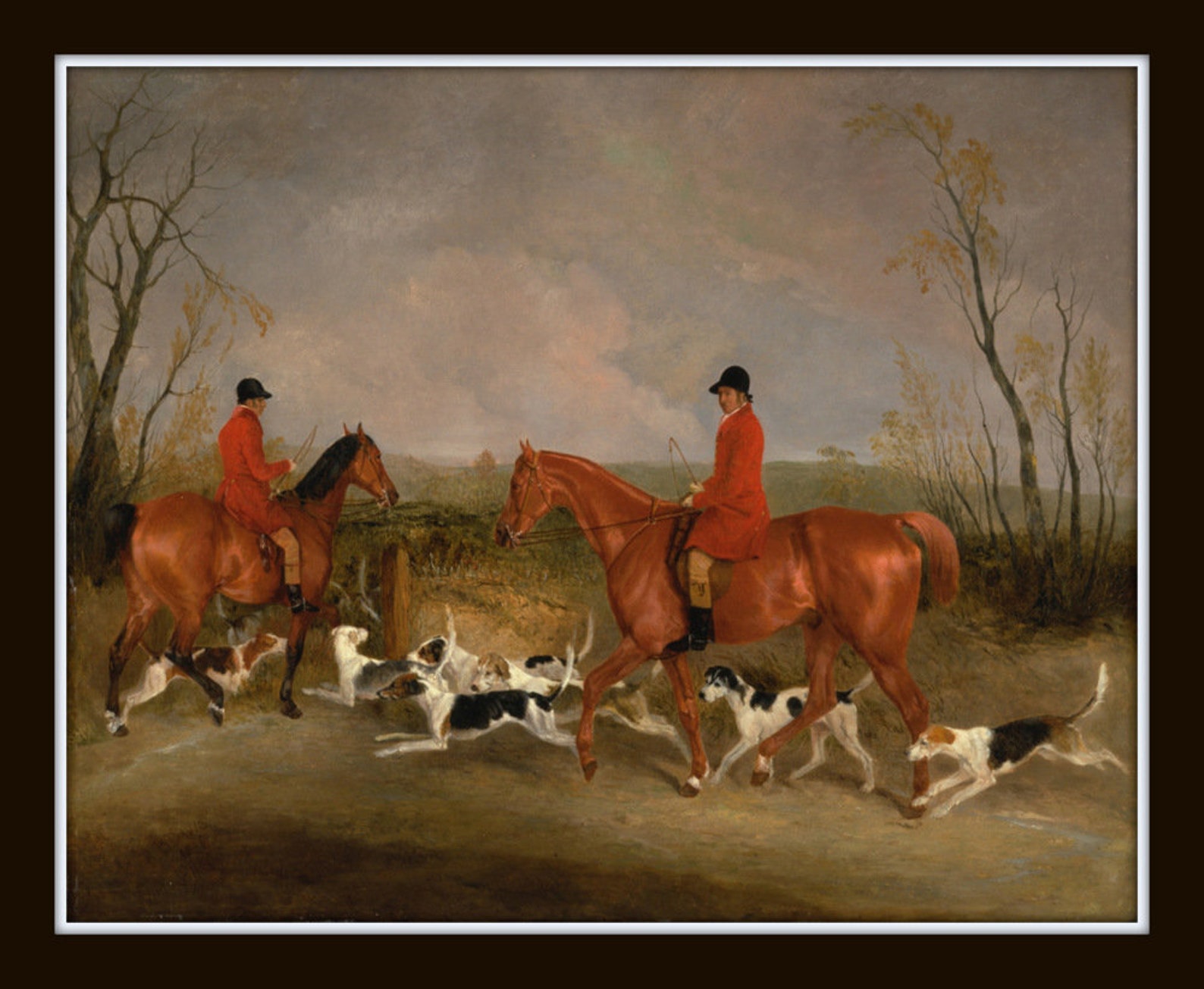 Fox Hunting Prints Gallery Wall Set No. 1, Giclee, Wall Art, Art Prints ...