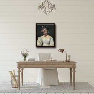 Altered Art Portrait No. 2, Collage Art, Vintage Portrait, Wall Art ...