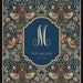 Personalized William Morris Monogram Print, Custom Monogram Print ...
