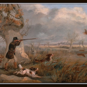 Vintage Bird Hunting Print Set No. 1, English Hunting Prints, Dog ...