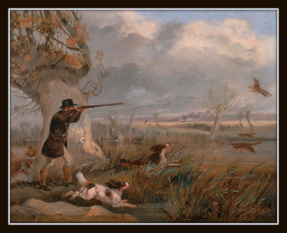 Vintage Bird Hunting Print Set No. 1, English Hunting Prints, Dog ...