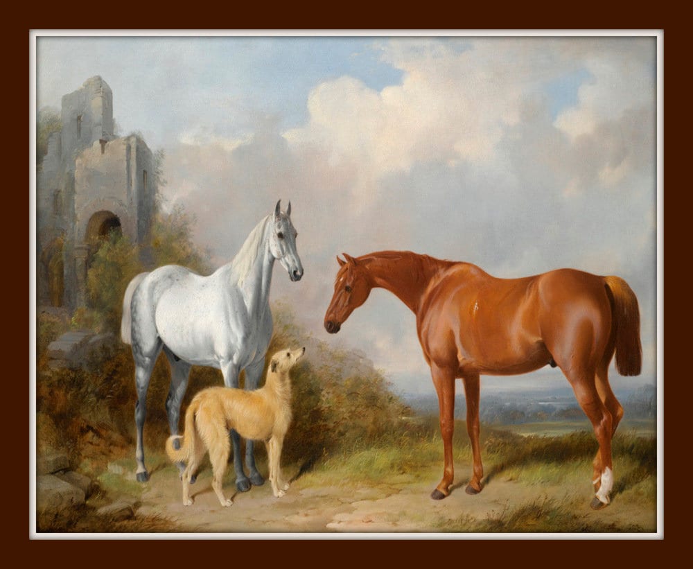 Horse and Hound Print No. 2 Reproduction Giclee Print Wall | Etsy