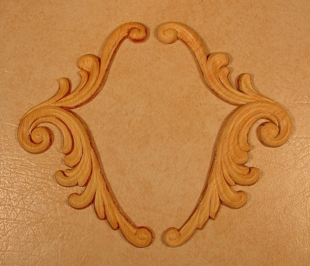 Applique Onlay EMBOSSED APPLIQUE 610 7 X 4 Each Piece - Etsy