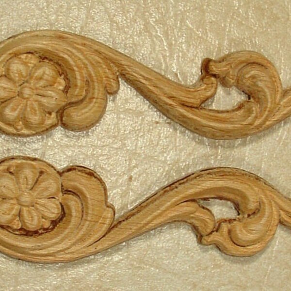 Wood Carved Applique - Etsy