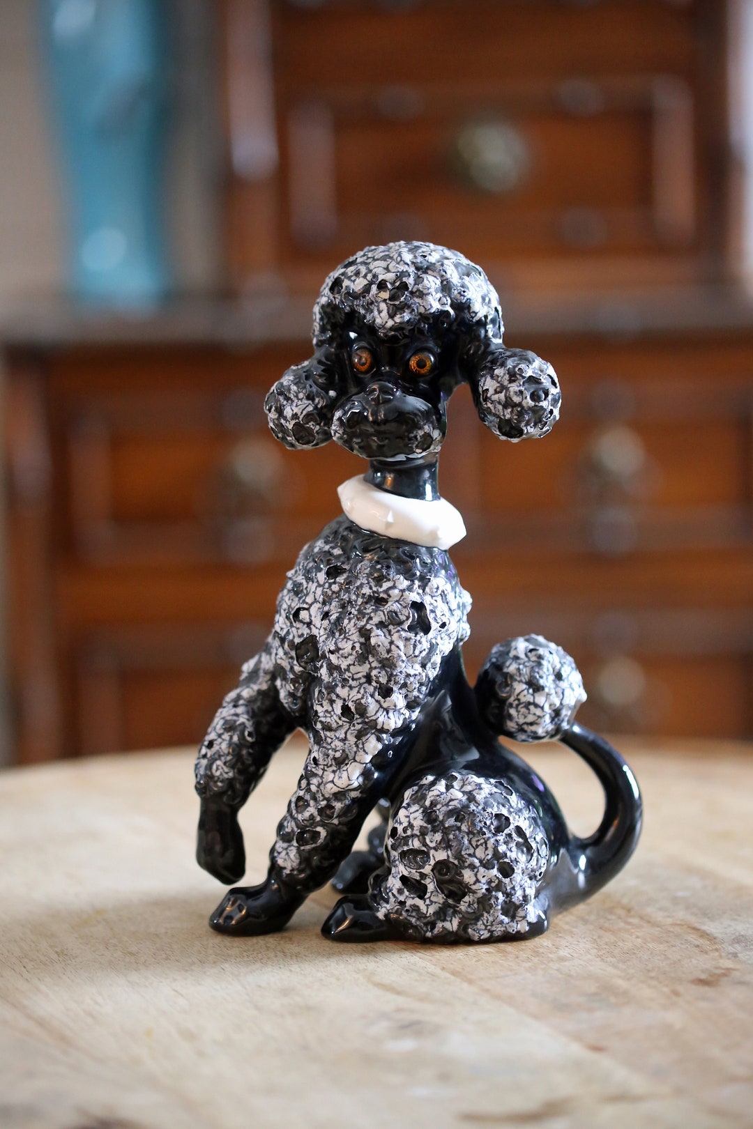 MCM Poodle Figurine Vintage Ceramic - Etsy