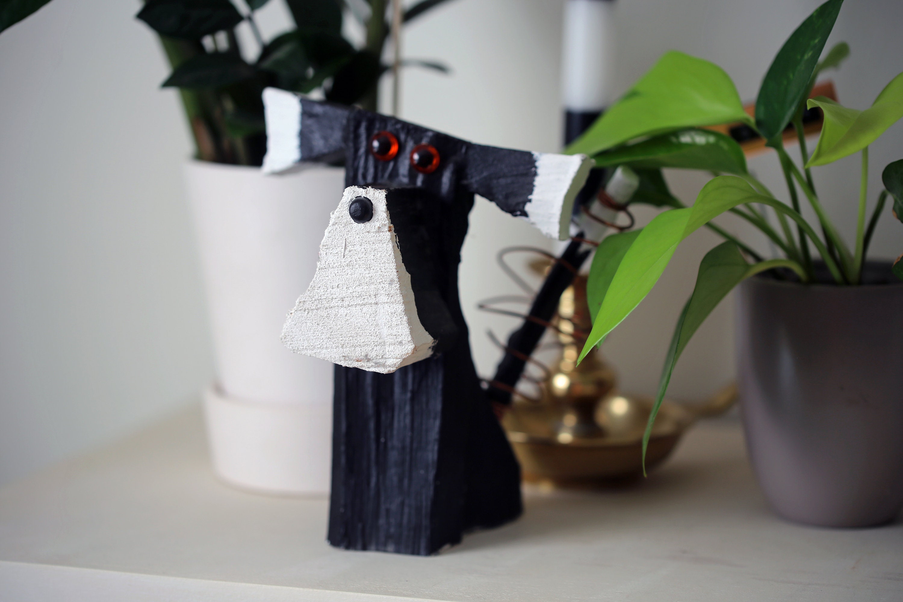 Scrap Dog Vintage Quirky Hand Carved Wood Dog Hand Made in Canada - Etsy