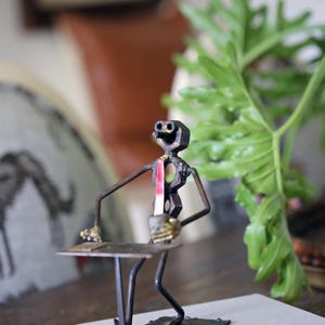 Vintage Welded Nuts and Bolt Man Sculpture | American Motors - Etsy