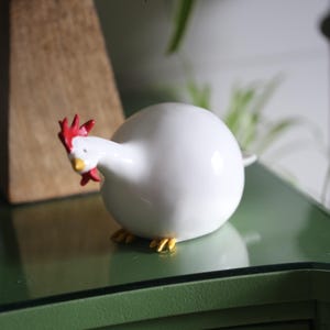 Vintage Quirky Ceramic Chicken Hen Rooster Figurine - Etsy