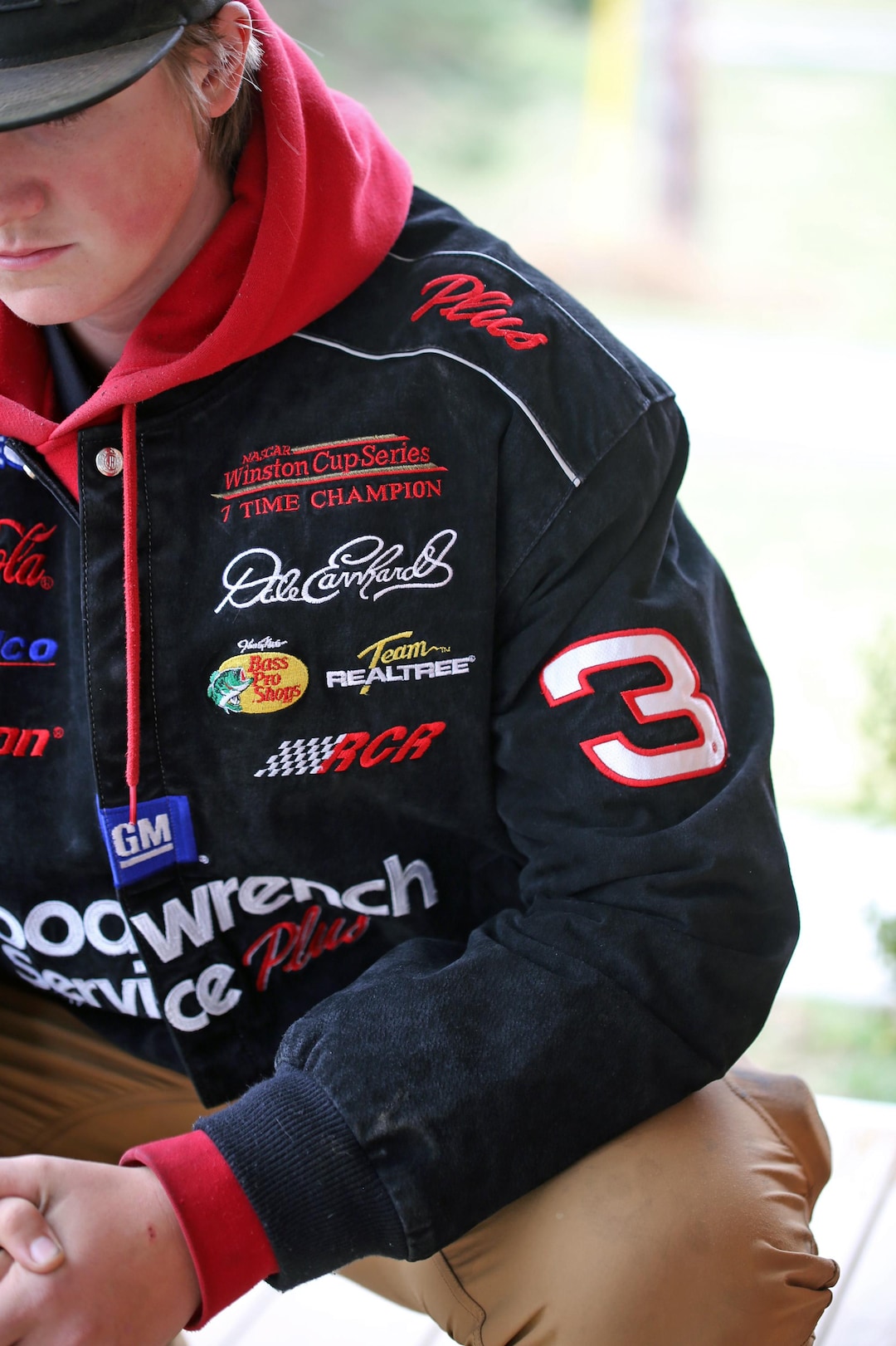 Vintage Dale Earnhardt Sr. NASCAR Suede Jacket | XXL Goodwrench Racing ...