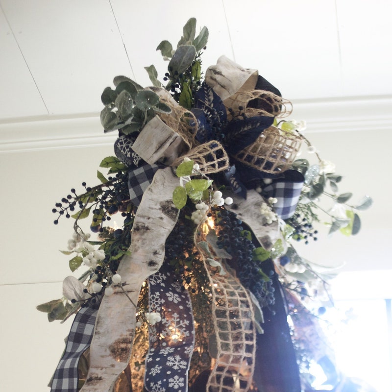 Rustic Tree Topper - Etsy