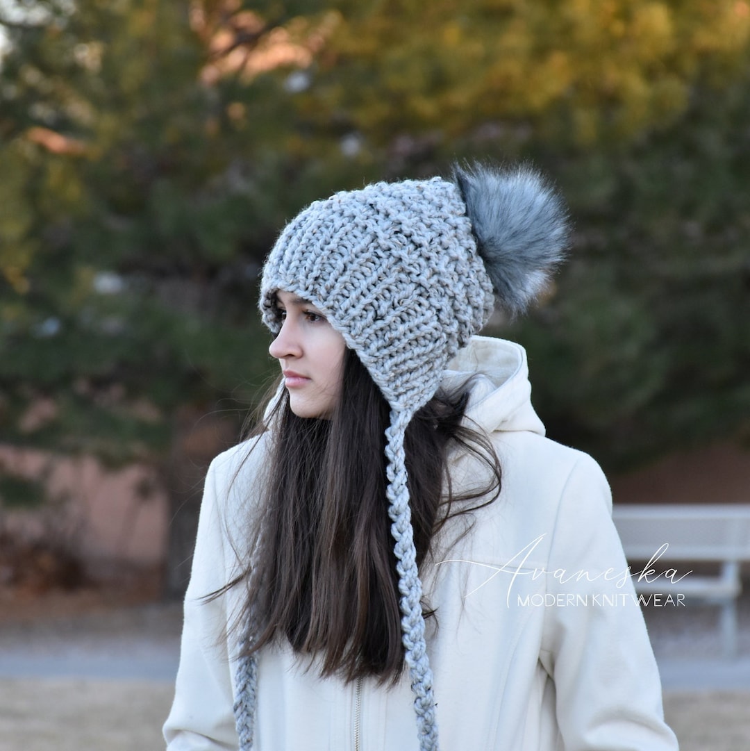 Knit Woolen Bonnet Style Slouchy Hat | the VISCOUNTESS - Etsy