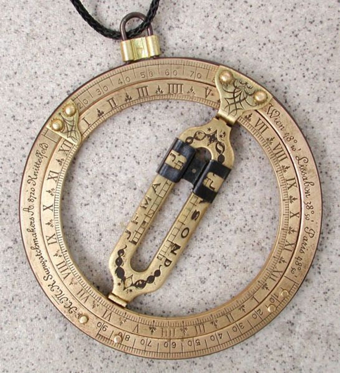 Equinotical Sundial Pocket Sunwatch Enjoy the Sun | Etsy