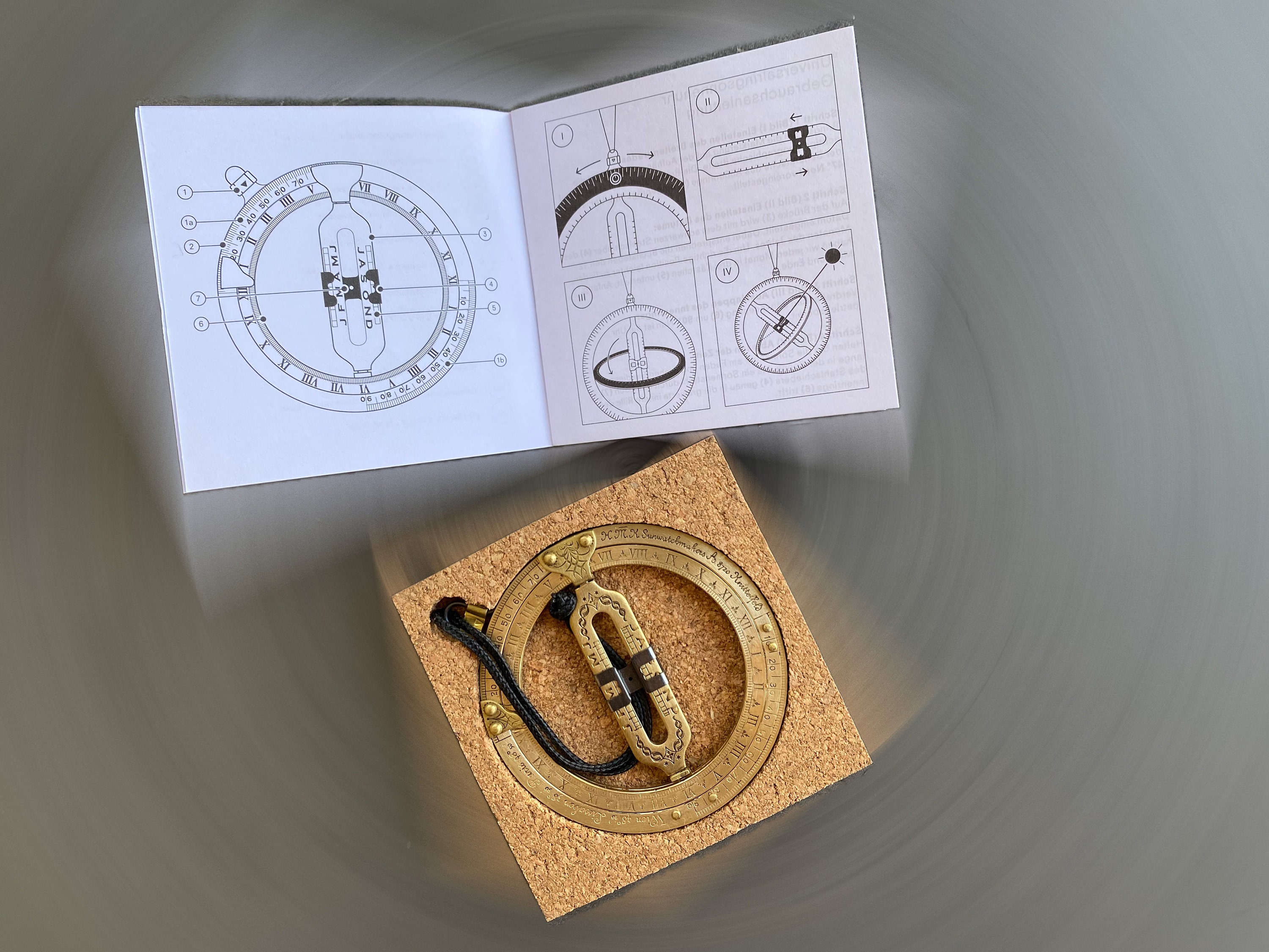 Equinotical Sundial Pocket Sunwatch Enjoy the Sun - Etsy