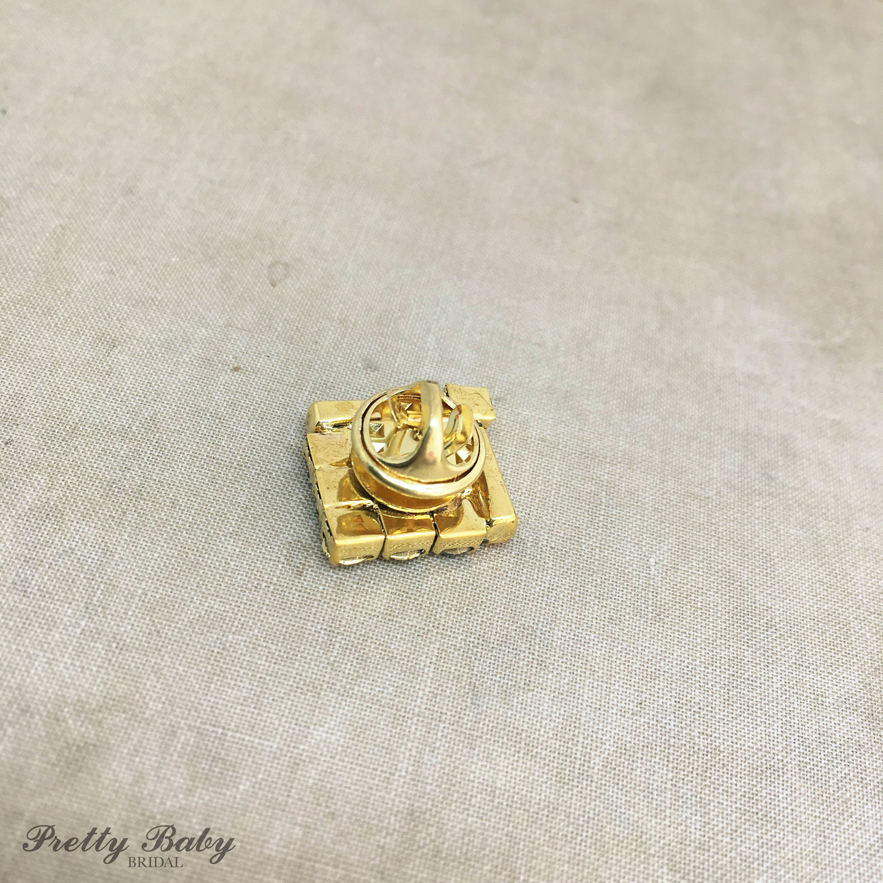 Wedding Tie Tack Art Deco Lapel Pin Tie Tack Rhinestone | Etsy