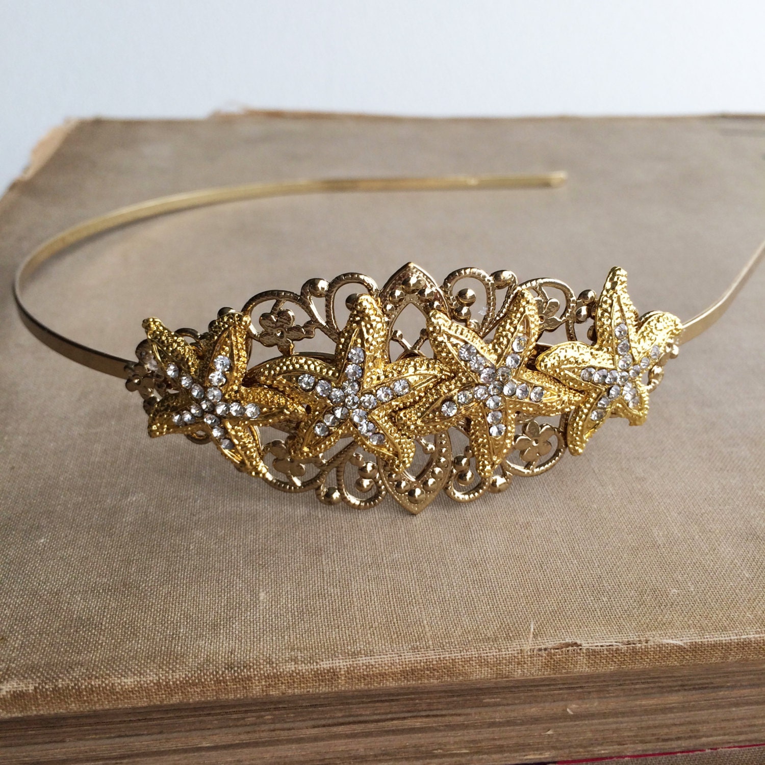 Beach Wedding Headband Beach Wedding Headpiece Starfish | Etsy